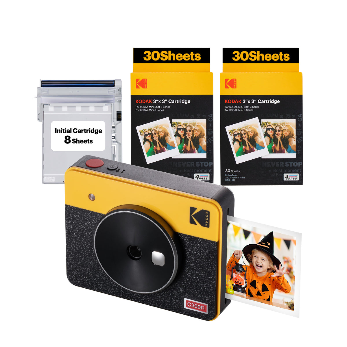 Kodak Mini Shot 3 Retro | Best Instant 3x3” Bluetooth Camera Printer + 60 Sheets – Kodak Photo ...