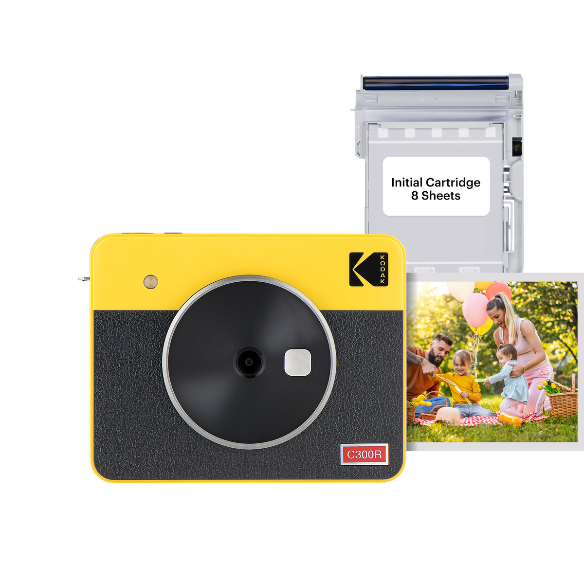 Kodak Mini Shot 3 Retro (C300R) | Best Instant 3x3” Bluetooth Camera ...