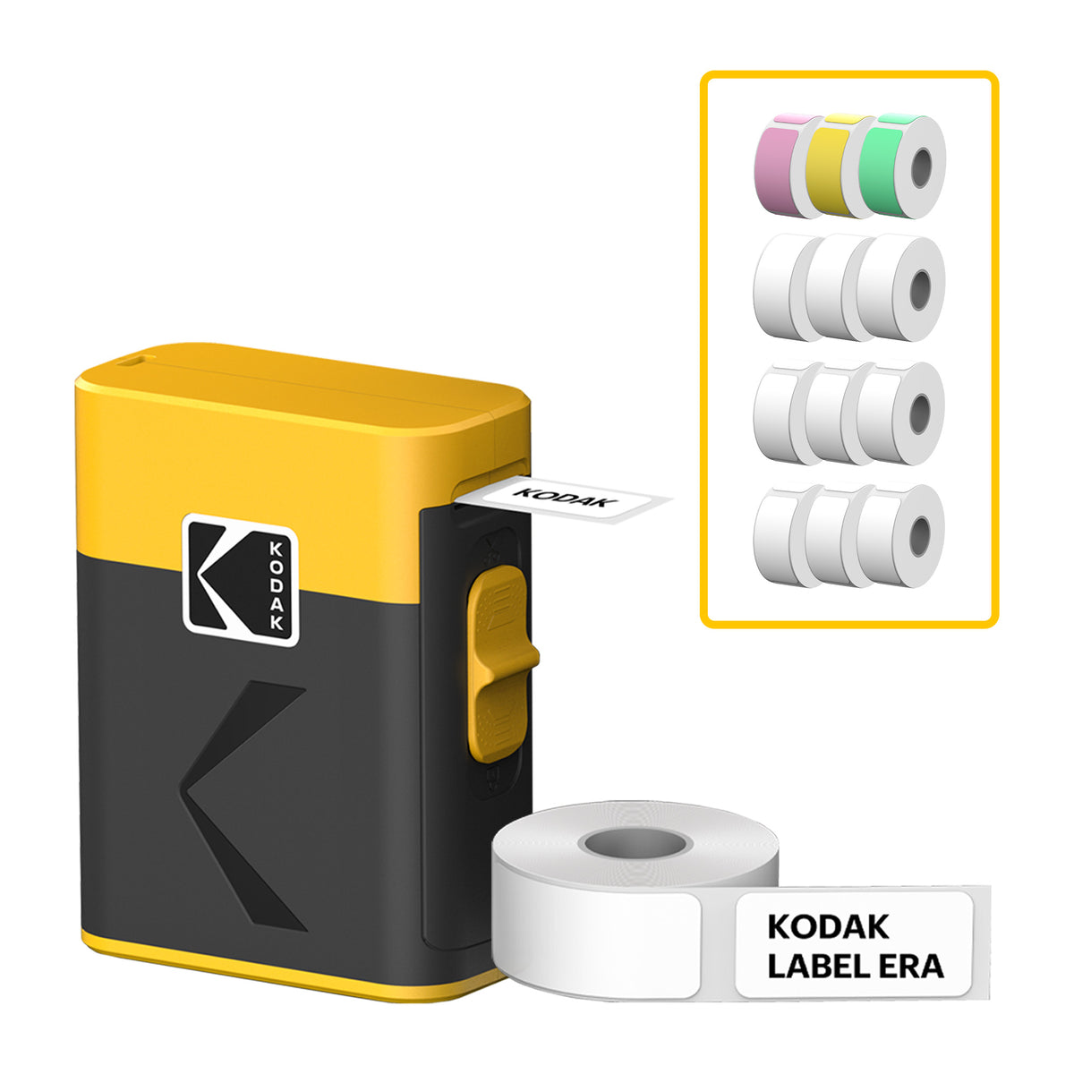 KODAK Label ERA M50 Label Maker Machine Bundle (13 Rolls Sticker Label ...